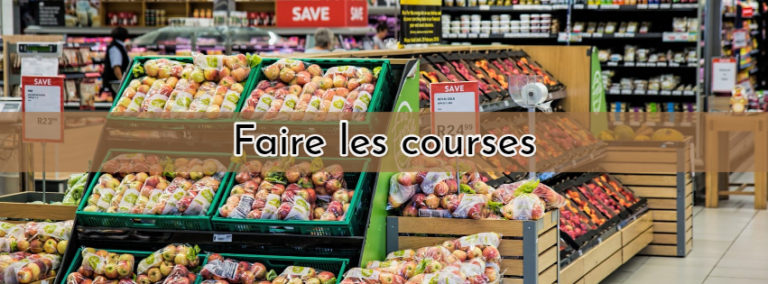 faire les courses – Prêt à Parler